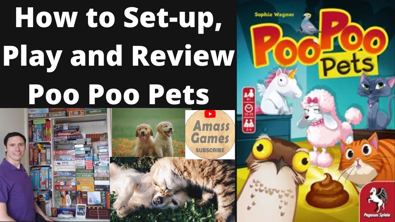 Poo Poo Pets - How to setup, play and review * Amass Games * dexterity ...