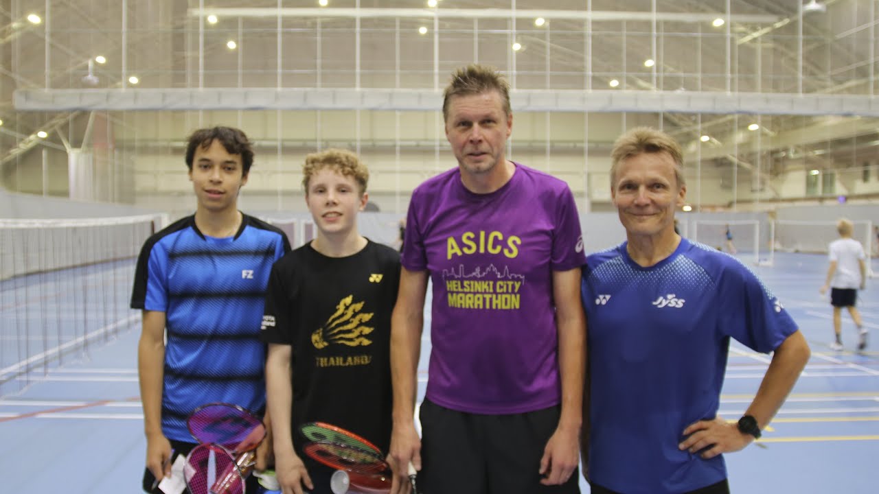 JySS Cup Badminton MD Puhakka-Pitkänen vs Haakana-Kröger | Jyväskylän ...