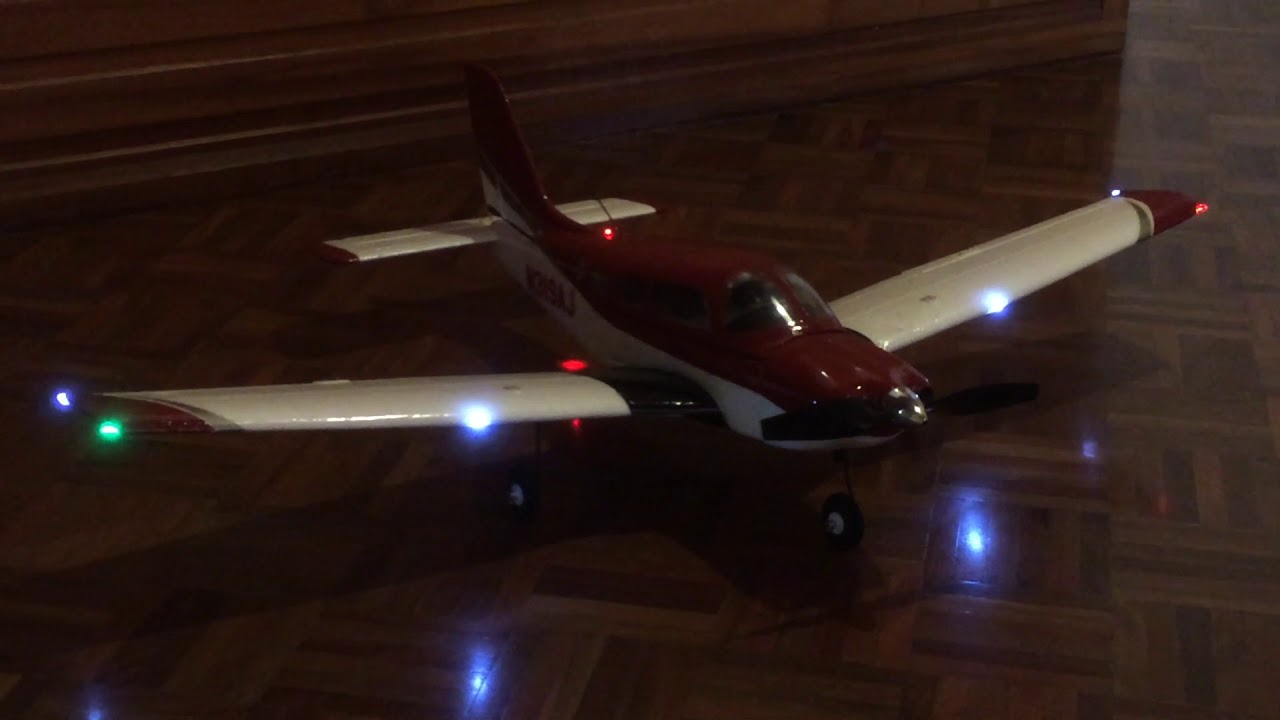 Parkzone Archer with Nav Lights - YouTube