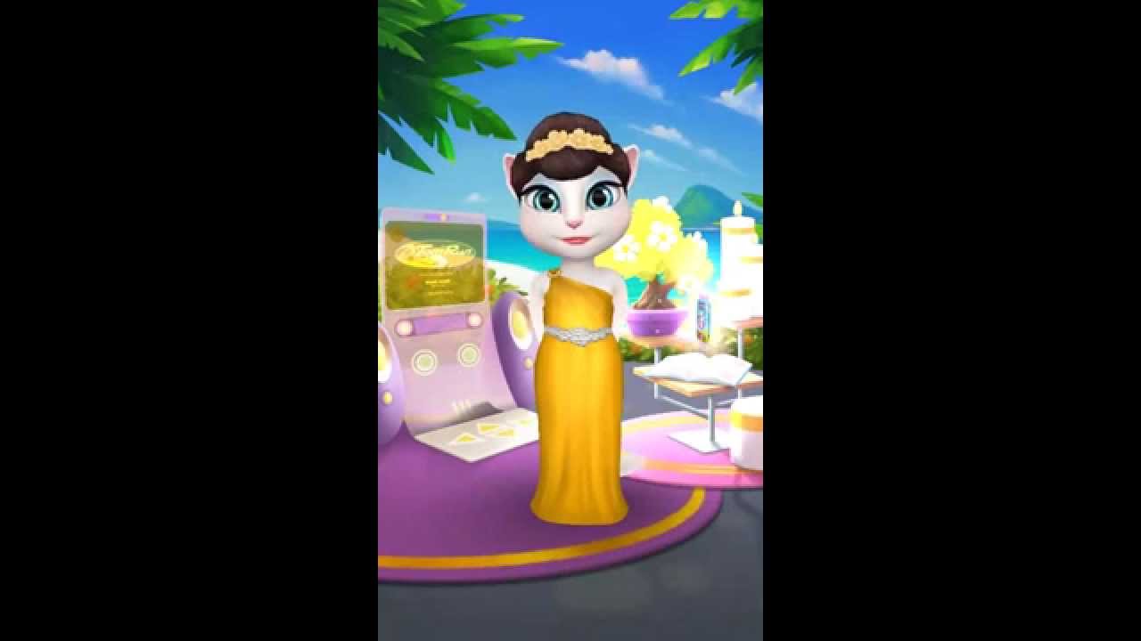 My Talking Angela - Vestido de Baile Amarelo | Yellow Cocktail Dress ...