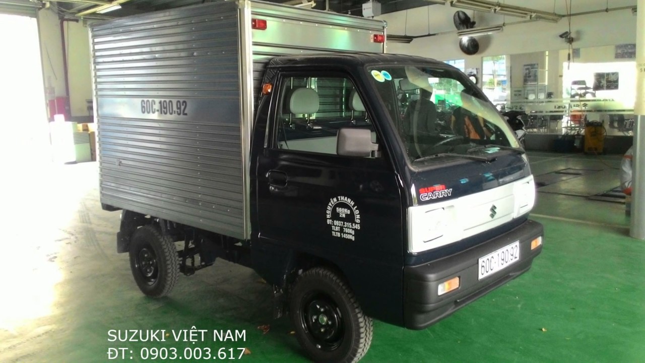 Giá xe tải suzuki 500kg thùng kín, Bán xe cũ, mới trả góp 0903003617 ...