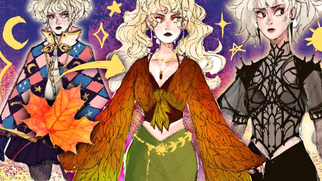 Designing some magical fall outfits 🔮 (Whimsigoth, fantasy, & nature ...