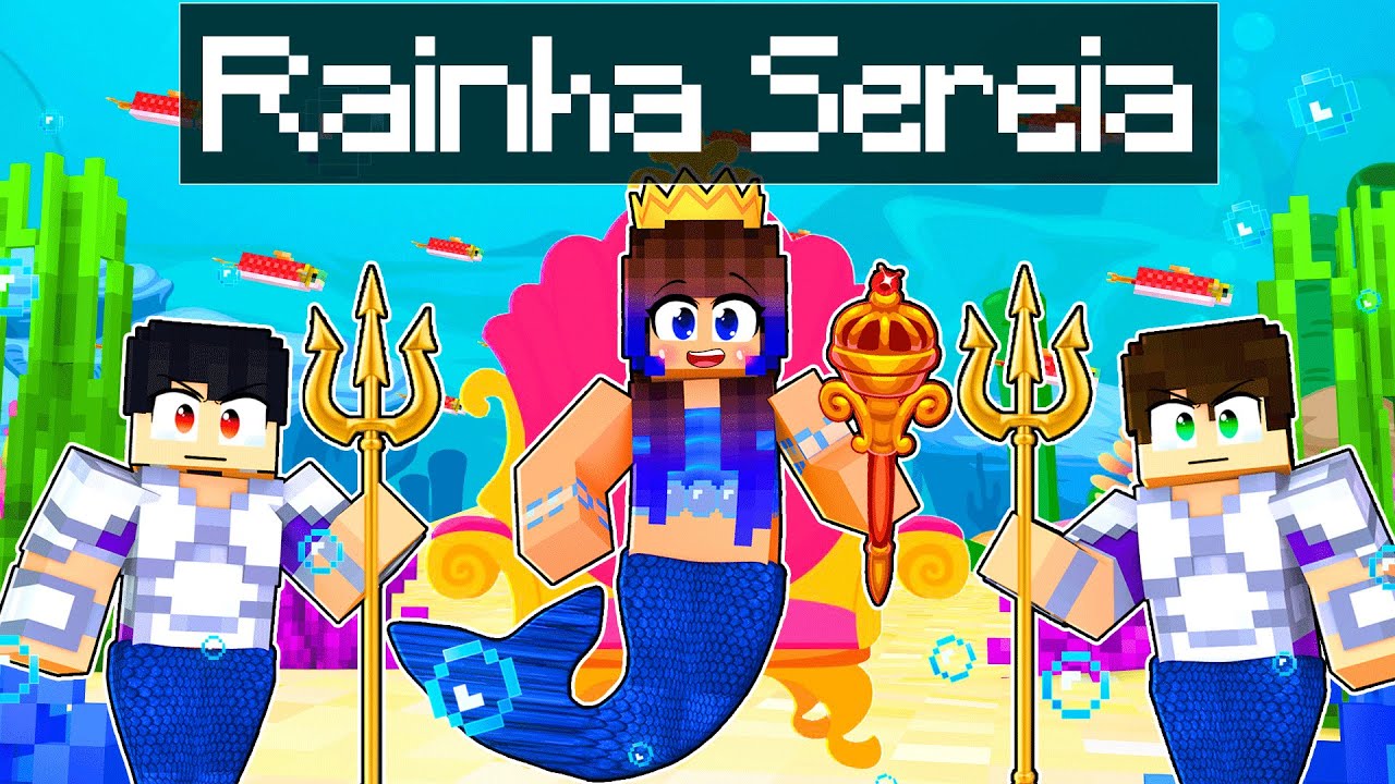 MIIKA VIROU UMA SEREIA RAINHA no Minecraft Miika - YouTube