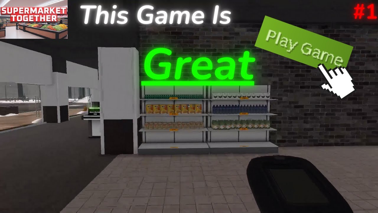 Supermarket Together : First Day Managing The Supermarket - YouTube