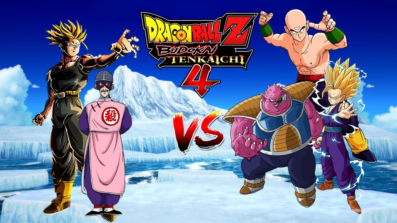 DBZ BT4: Trunks y Cyborg Tao vs Gohan SSJ2, Tenshinhan y Dodoria ...