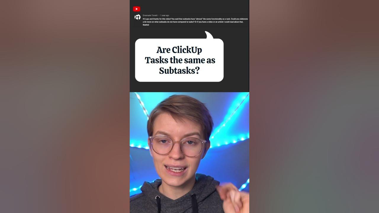 Are ClickUp Tasks the Same as Subtasks? - YouTube