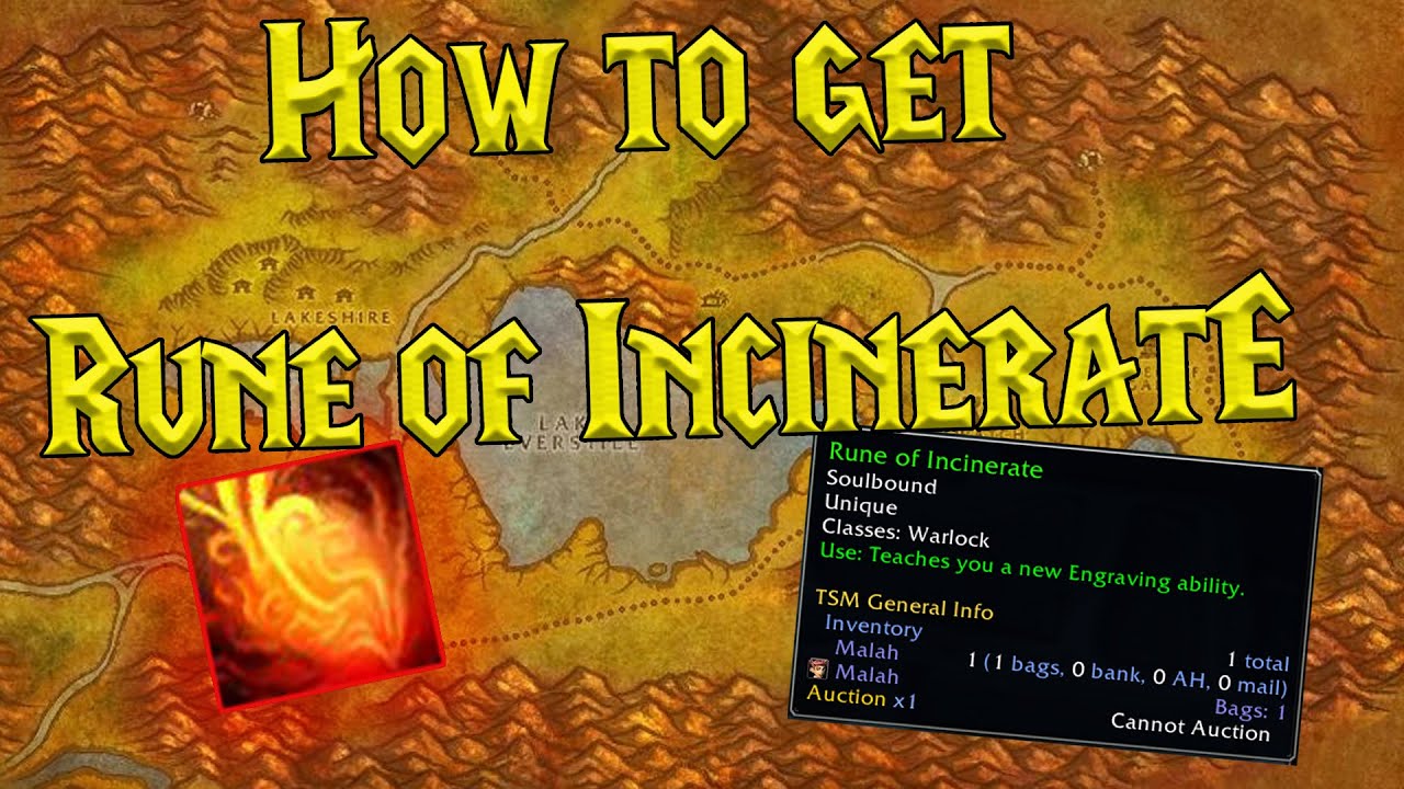 How To Get The Rune of Incinerate in Season of Discovery - Alliance ...