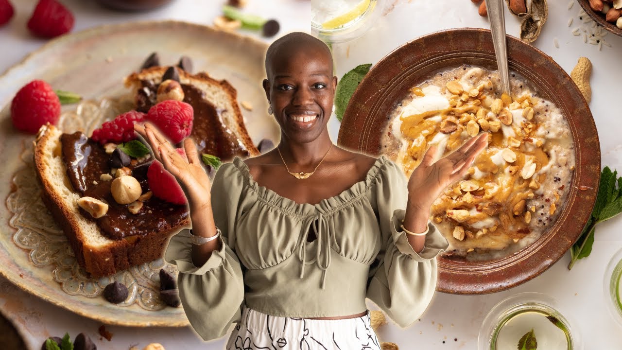 Breakfast in The Gambia - Burro (bread) Chocola, Chura Gherte (porridge ...