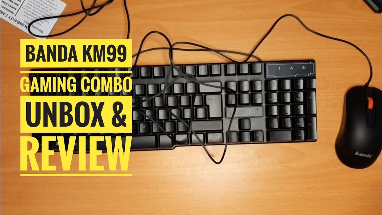 Banda KM99 Gaming Combo Unbox/Review - YouTube