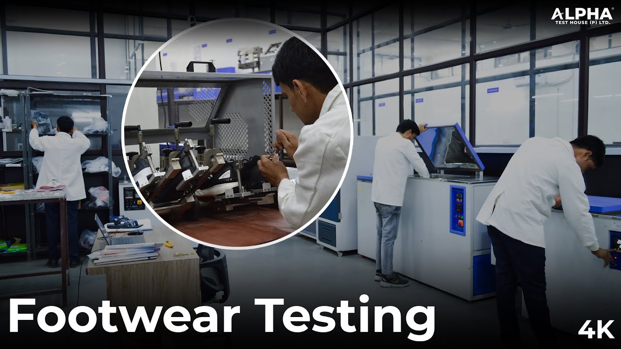 Footwear Testing Services | Alpha Test House | ATH Lab - YouTube