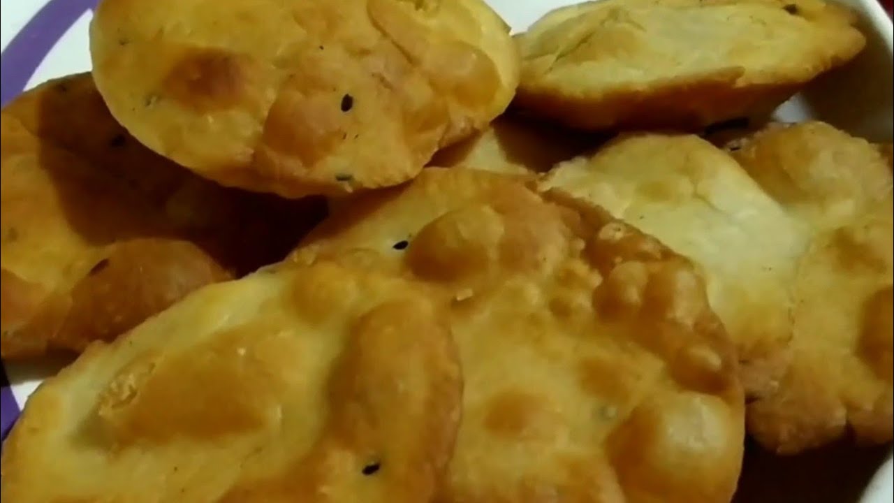 खस्ता पूरी रेसिपी|khasta poori recipe|khasta puri|khasta ajwain poori ...