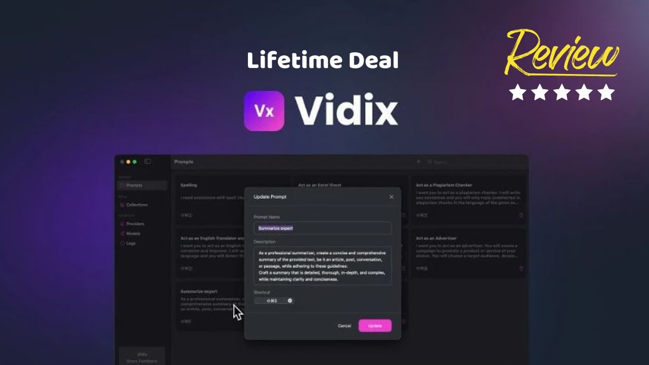 Vidix Deal: Automate Your Productivity with AI - Appsumo Lifetime Deal - YouTube