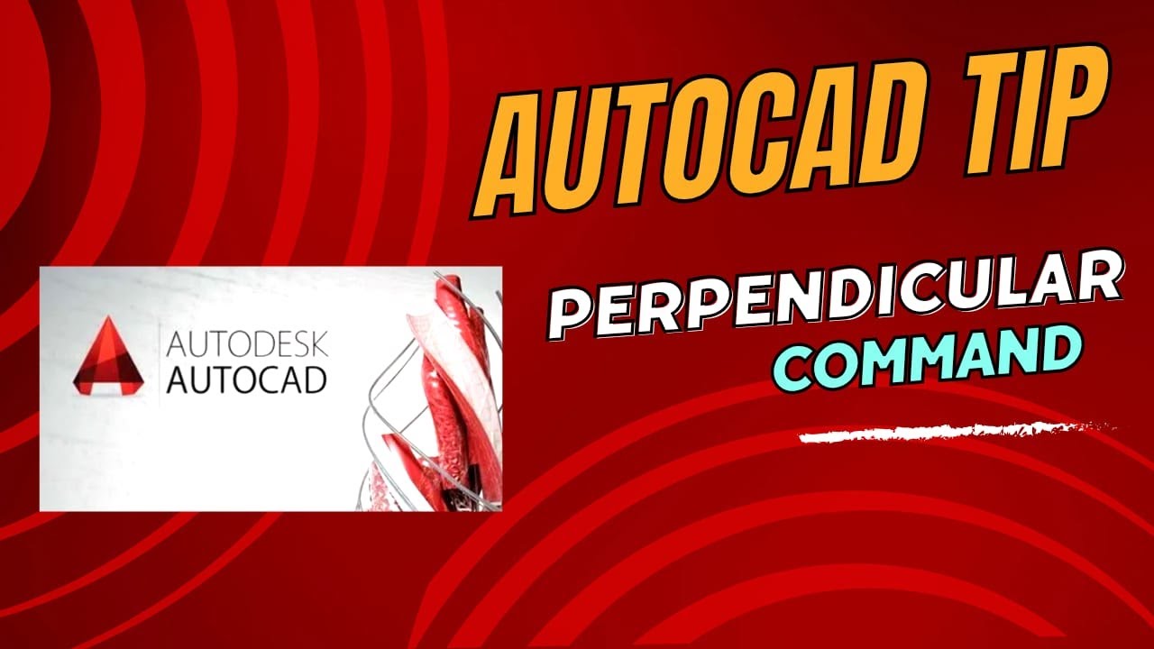 How to Draw Perpendicular in Auto CAD - YouTube