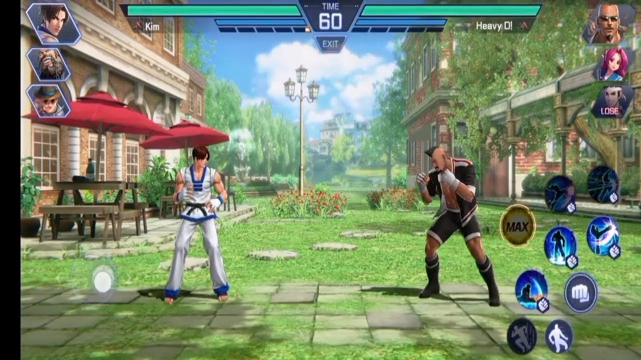 The King of Fighters gameplay 2024 | Kim vs Shingo | Kim vs Heavy ...