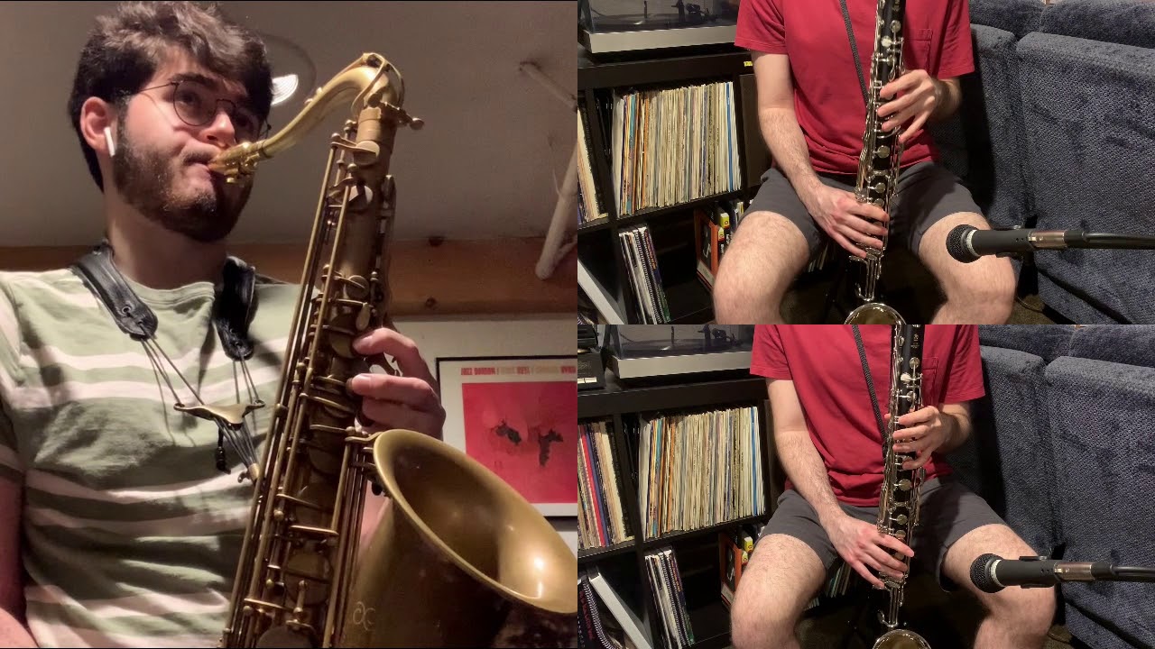 A Night in Tunisia | Bass clarinet and Tenor Saxophone - YouTube