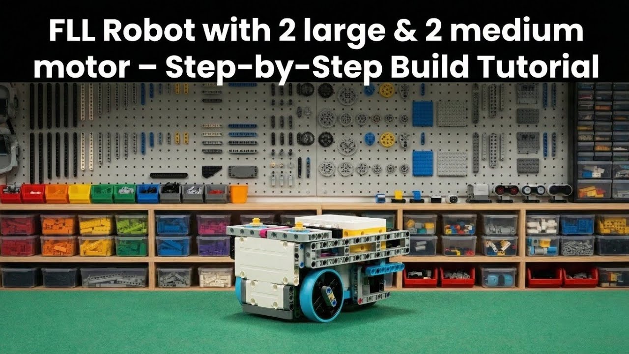 LEGO SPIKE Prime FLL Robot Build – Step-by-Step Tutorial (2 Large + 2 ...