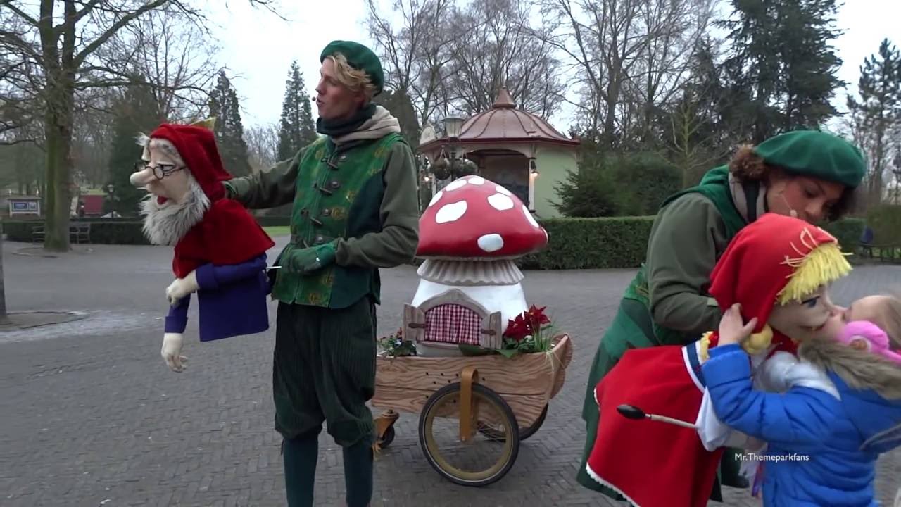 Winter Efteling animatie met sprookjesboom roodkapje en kabouter ...