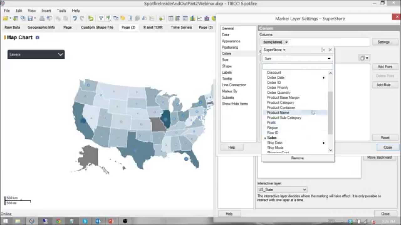 TIBCO Spotfire Best Practices: Data & Mapping | - Part 2 - YouTube