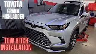 TOYOTA GRAND HIGHLANDER TOW HITCH INSTALLATION (2023-2024) | Doovi