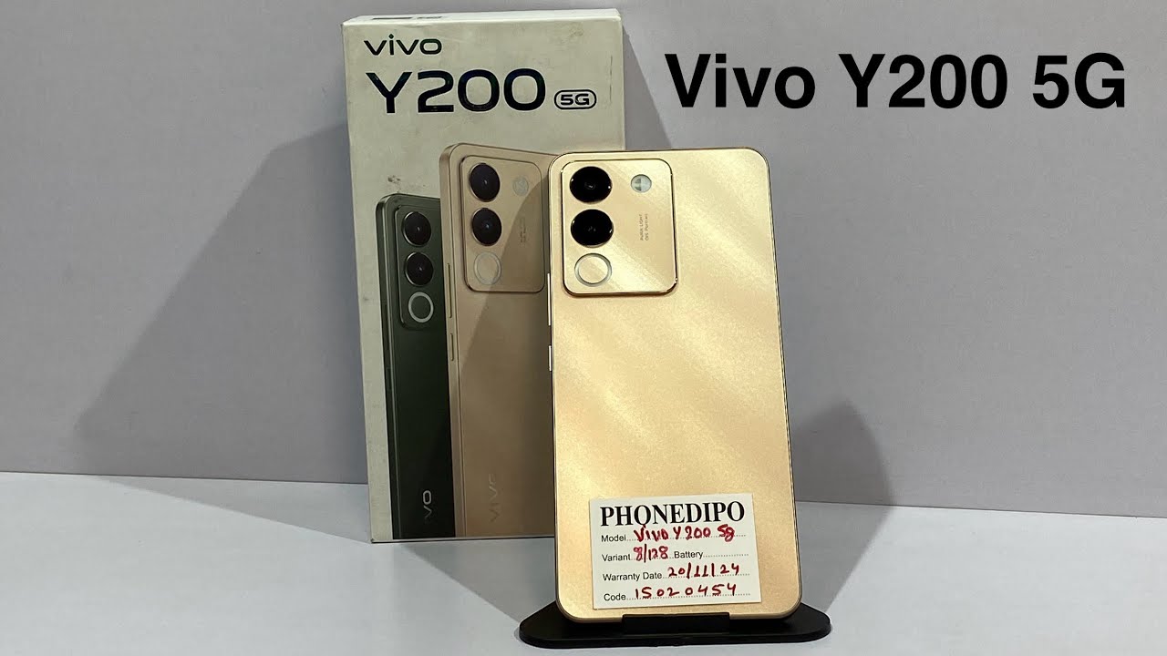 Vivo Y200 5G 8GB/128GB Desert Gold Warranty till 20-11-24 Good ...