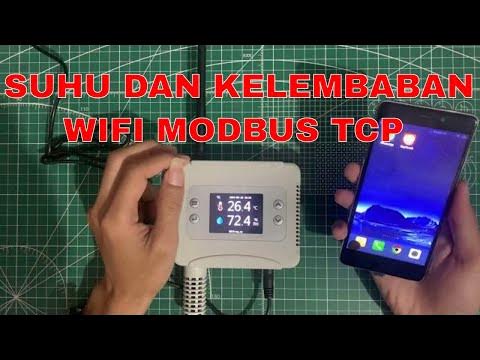 SENSOR SUHU DAN KELEMBABAN MODBUS TCP ASAIR AW5145W - YouTube