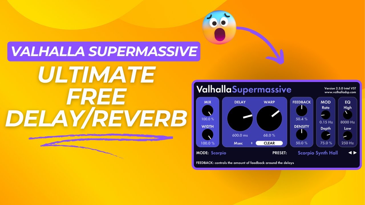 Valhalla Supermassive: Ultimate Free Delay/Reverb - YouTube