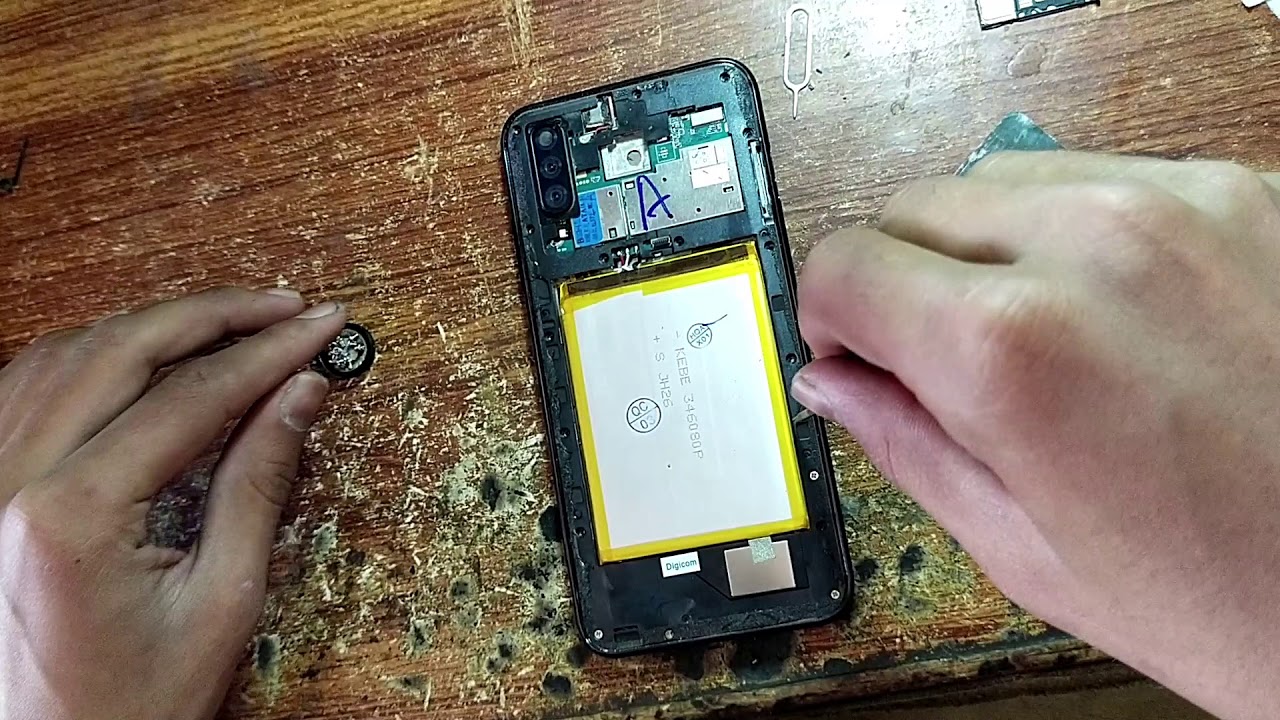 Qmobile Phantom P3 max disassembley - YouTube
