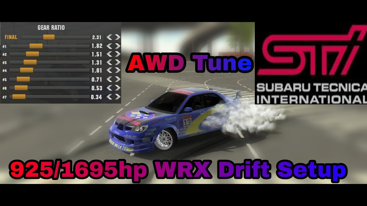 925/1695hp WRX Drift Setup - YouTube