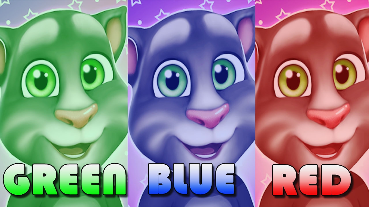 Baby Learn Colors with My Talking TOM Colours for Kids Animation ...