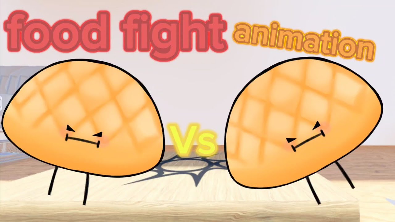 food fight animation #secretstaycation - YouTube
