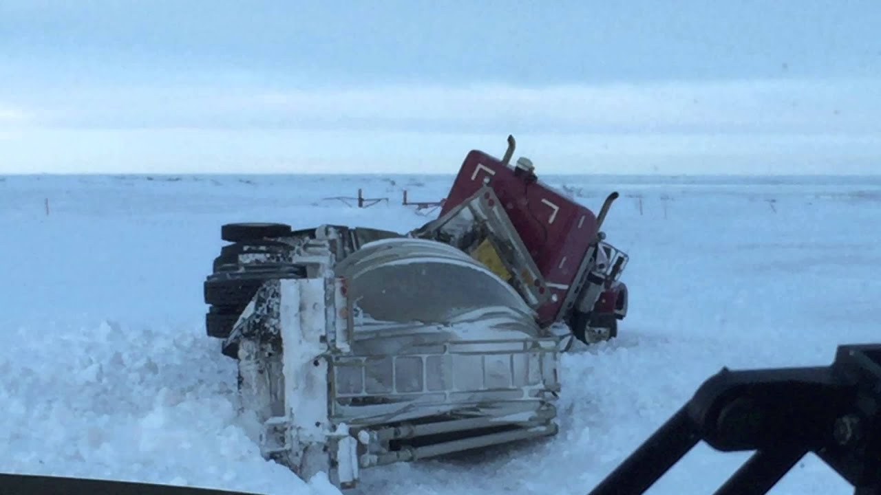 Another truck went off the road - YouTube