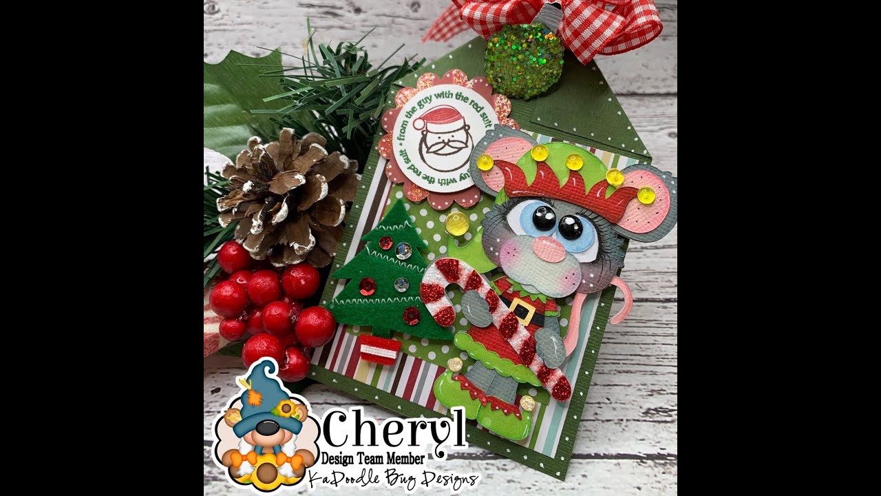 Christmas Tags share/tag tutorial using KaDoodle Bug Designs svg Santa ...