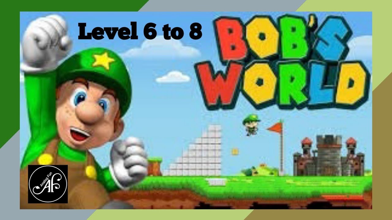 Bob's World Level 6 to 8 - Jungle Adventure | Help Bob to dodge every ...