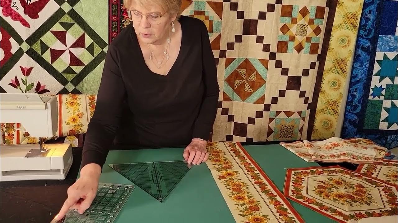 Using Border Fabric In Table Runners and Table Toppers - YouTube