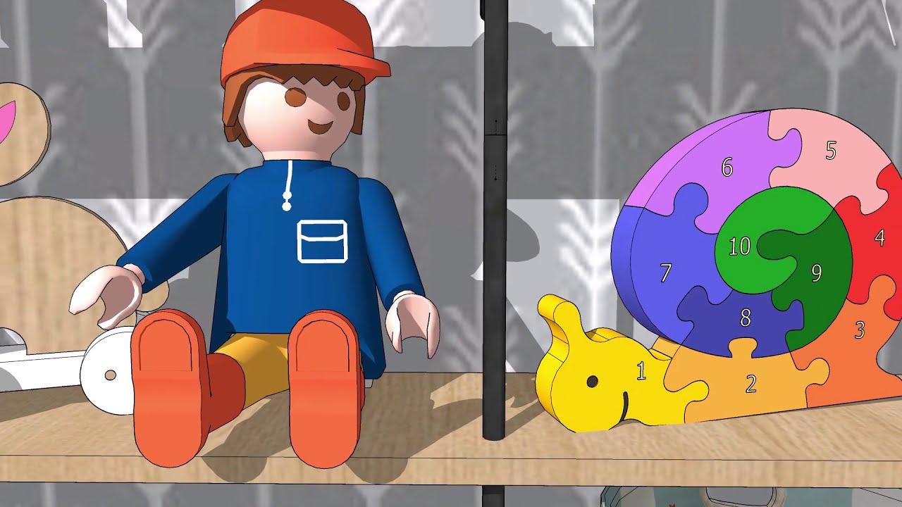 3D Toy for animation for kid - YouTube