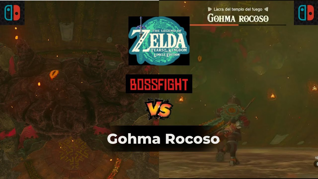 BOSS FIGHT// Link VS GOHMA ROCOSA //Zelda TOK - YouTube