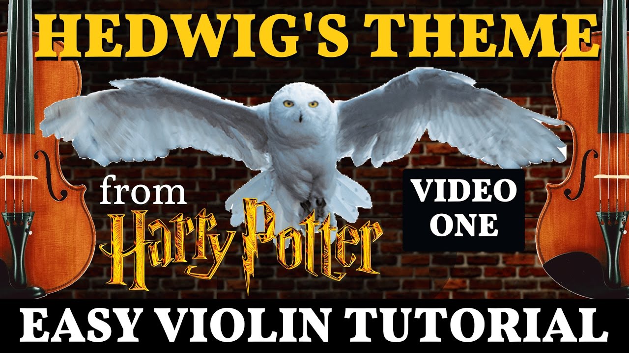 Violin - Learn Hedwig's Theme - Easy Step by Step Tutorial Harry Potter ...