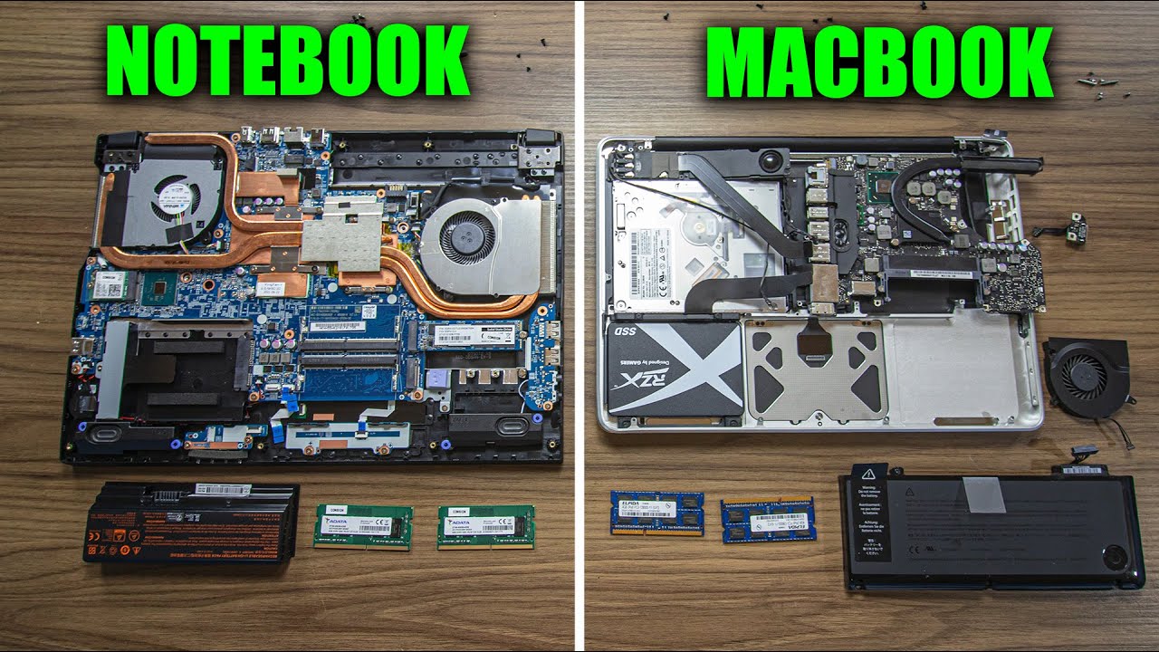 ABRI UM MACBOOK E NOTEBOOK, QUAL É MELHOR PRA FAZER MANUTENÇÃO? - YouTube