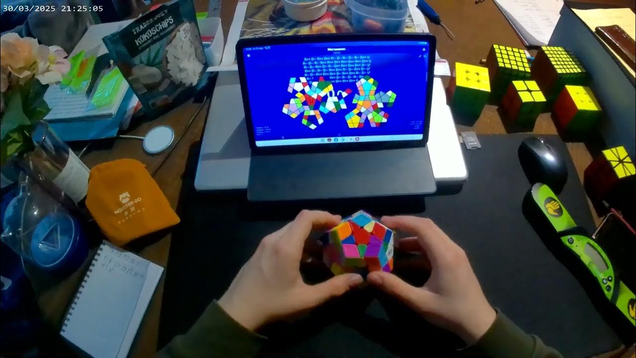 Megaminx 2:21.18 single - YouTube
