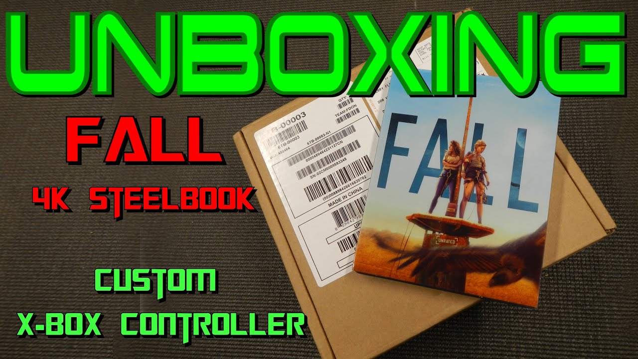 UNBOXING - FALL 4K STEELBOOK & CUSTOM XBOX CONTROLLER - YouTube