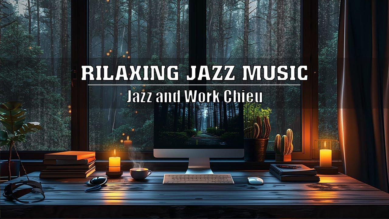 Rainy day Relaxing& Mellow Jazz Instrumental Music on Rainy Mornings ...