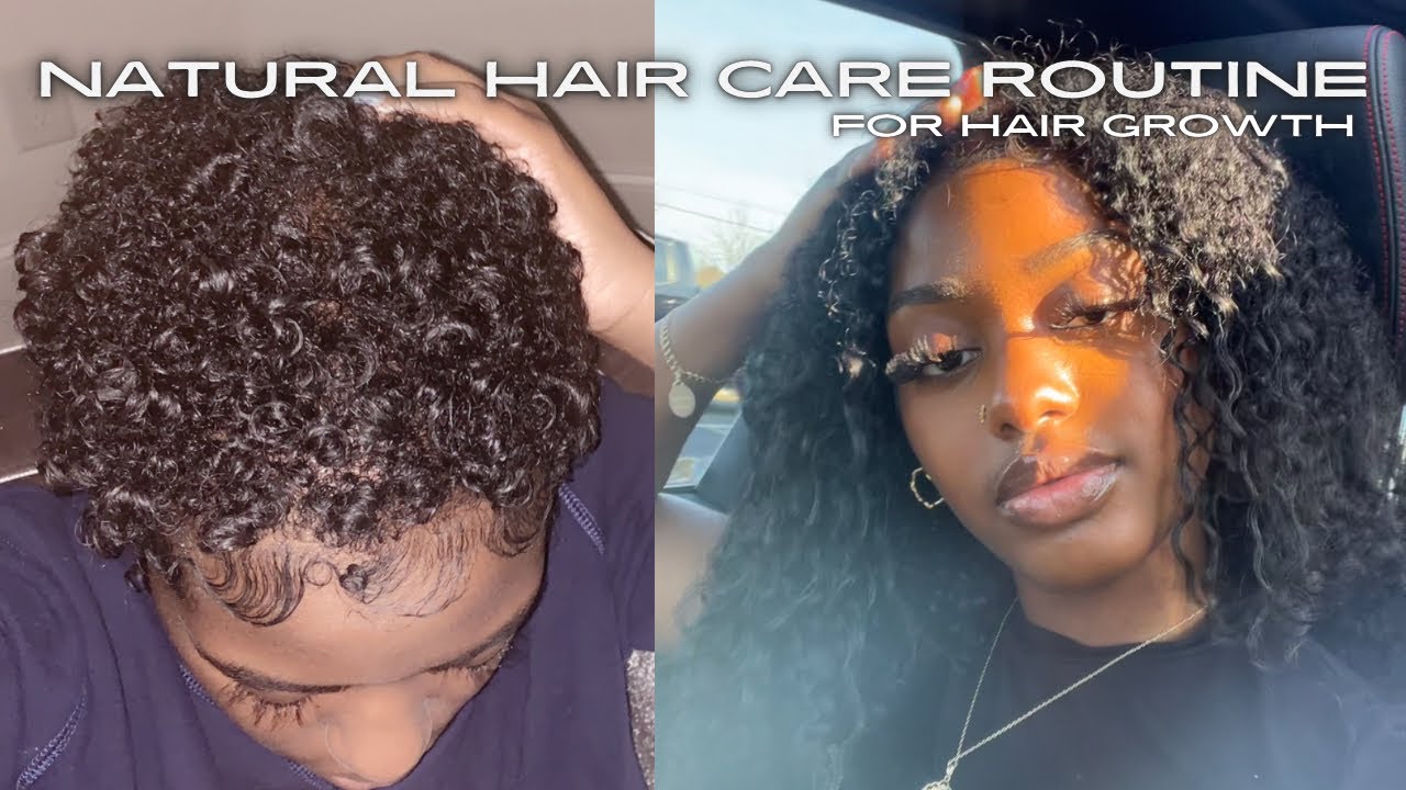 Updated Wash Day/ Hair Care Routine For Natural Hair | Hair Growth ...