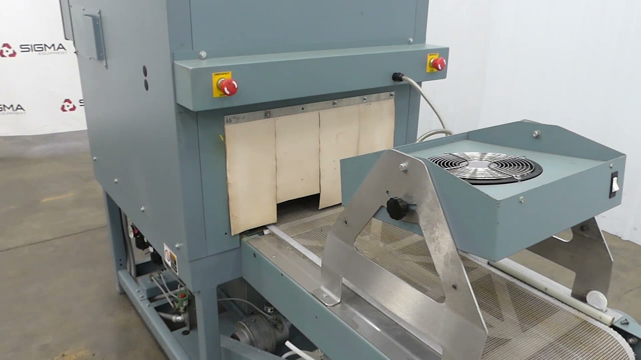 Shanklin T7H Heat Shrink Tunnel 12"T x 24"W. - YouTube