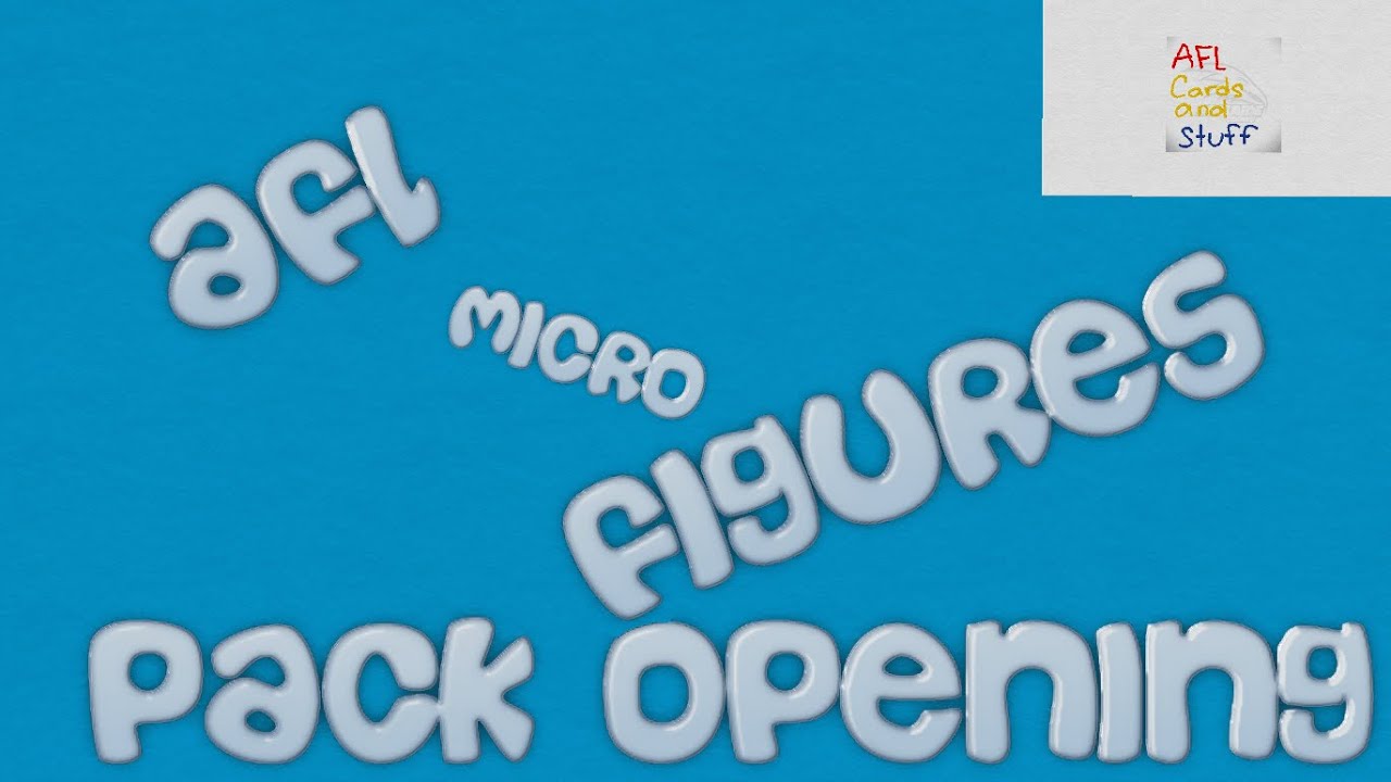 2015 AFL micro figures pack opening 2 - YouTube
