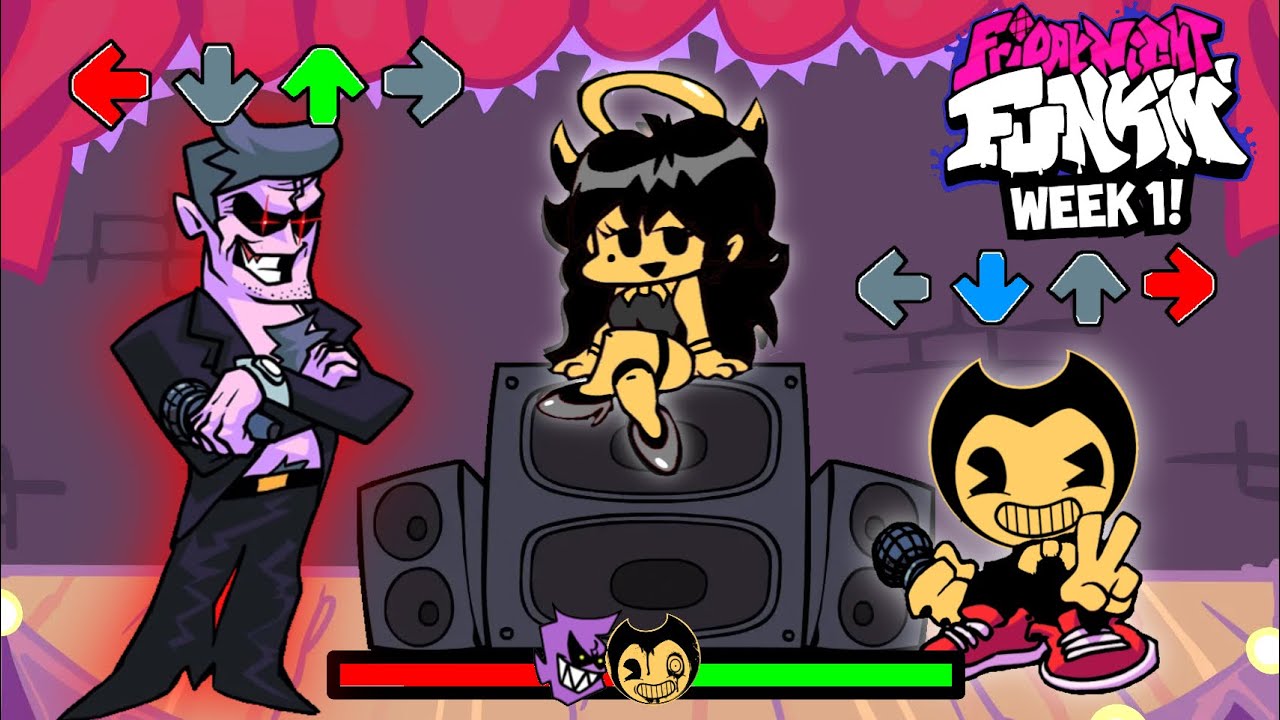 BENDY in FRIDAY NIGHT FUNKIN’! Week 1 - Daddy Dearest (BATIM Minecraft ...
