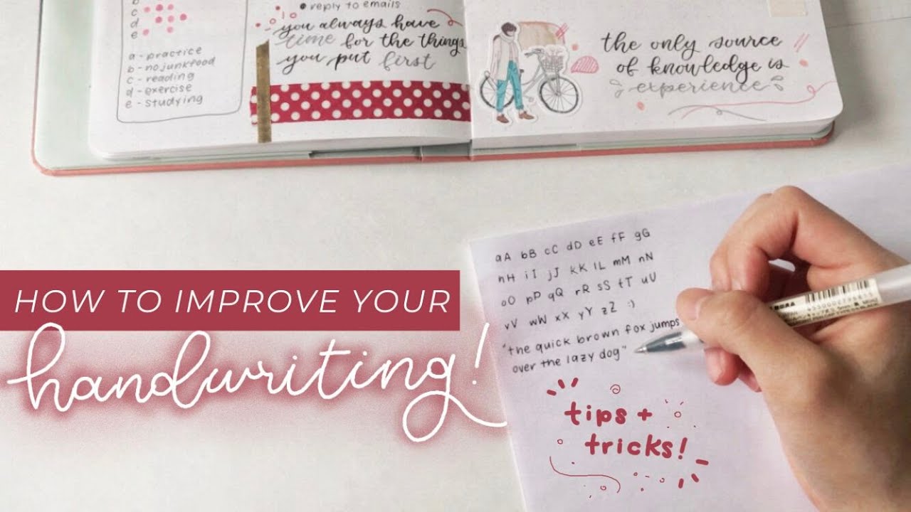 How to Improve Your Handwriting | Bullet Journal for Beginners! - YouTube