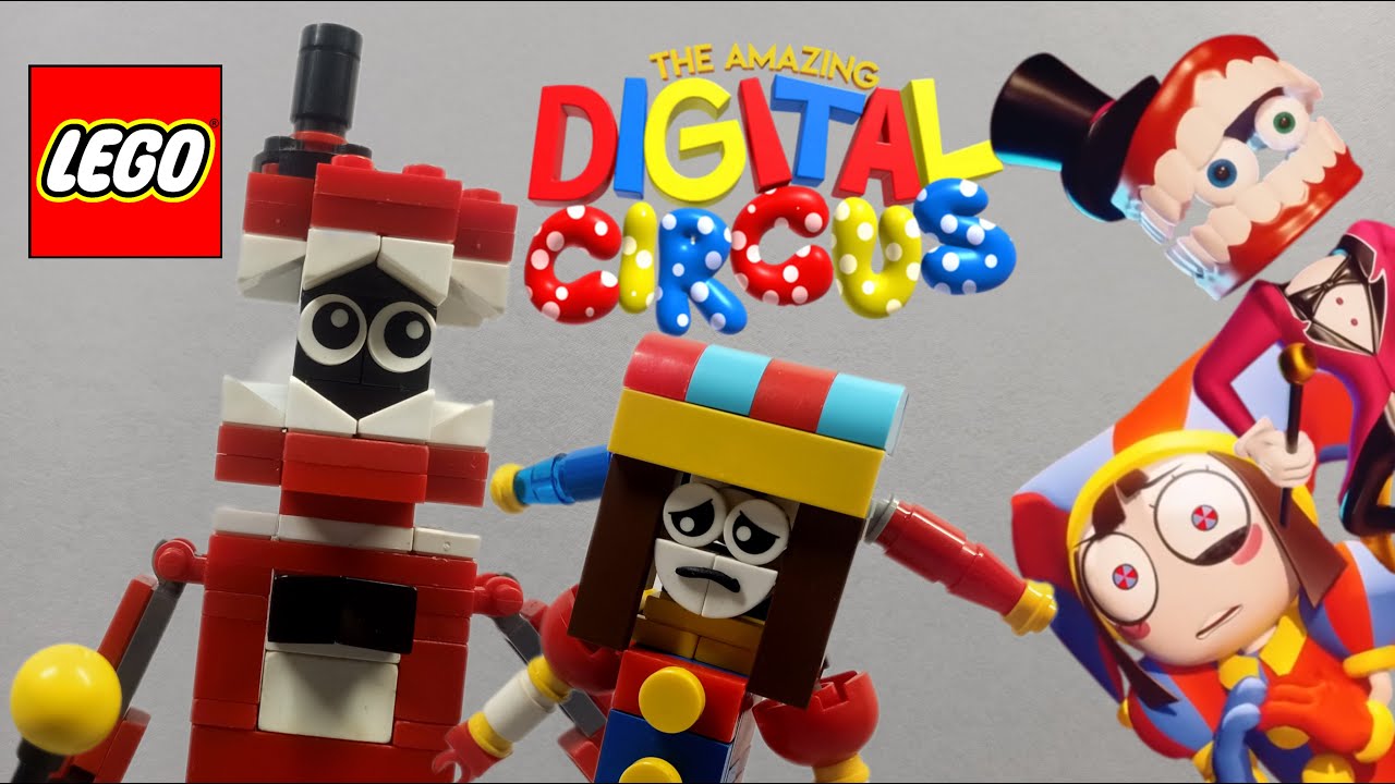 LEGO THE AMAZING DIGITAL CIRCUS Самоделка как собрать + анимация в ...
