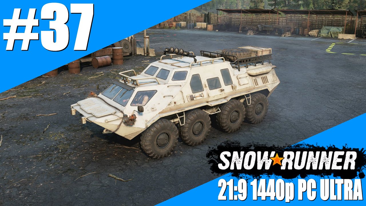 SNOWRUNNER #37 TAIMYR - TUZ 420 "TATARIN" ZIMNEGORSK ★ 1440p PC 21:9 ...