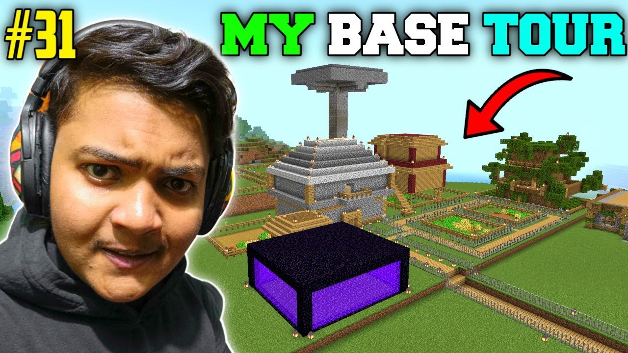 FINALLY MY MINECRAFT 2 YEAR BASE TOUR🏘️|| - YouTube