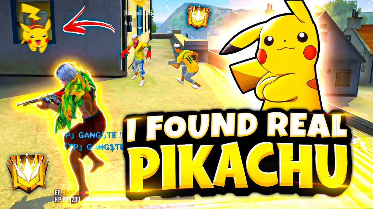 I Found Real Pikachu in Free Fire 🤯 *must watch* Random player 😂 - YouTube